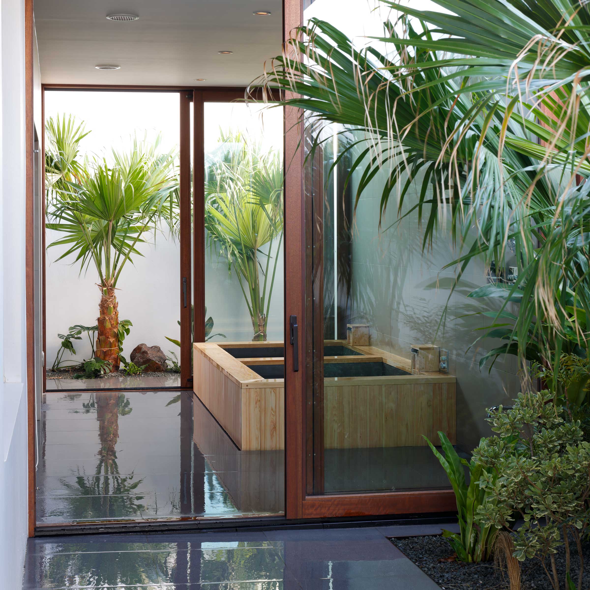 As you gaze at the waves from the pool, you'll feel a blissful union ...