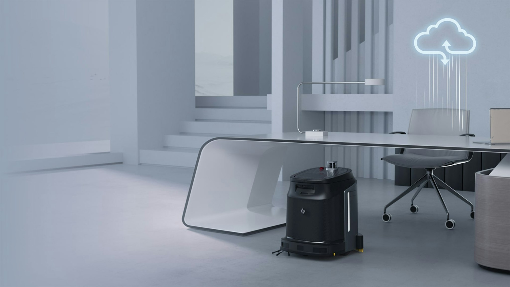業務用清掃ロボット「Phantas」吸引・水拭き兼用｜小〜中規模施設向け | DFA Robotics