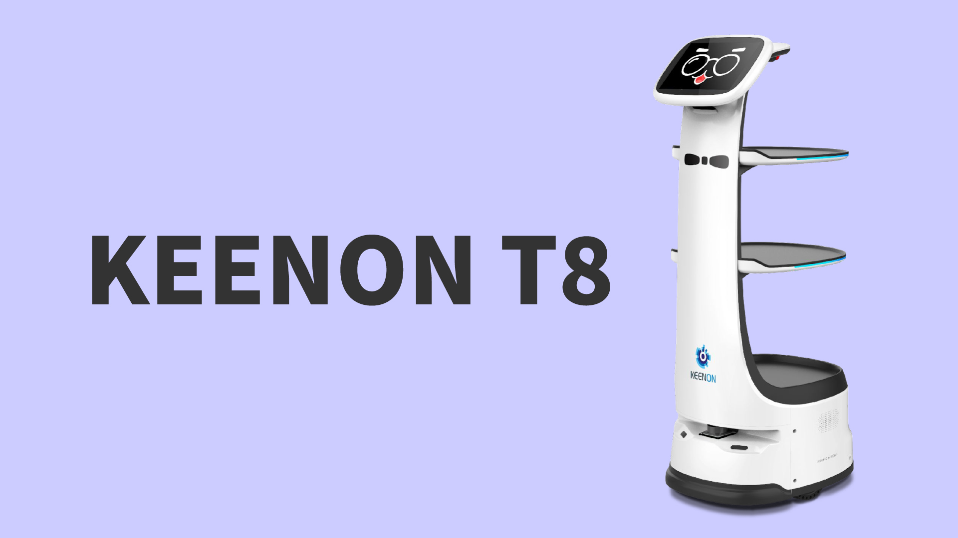 55cmの道幅も安全・正確に走行配膳・運搬ロボット「KEENON T8」 | DFA Robotics
