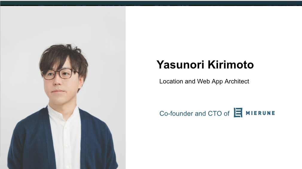 MIERUNE桐本がCTOに就任 - 株式会社MIERUNE