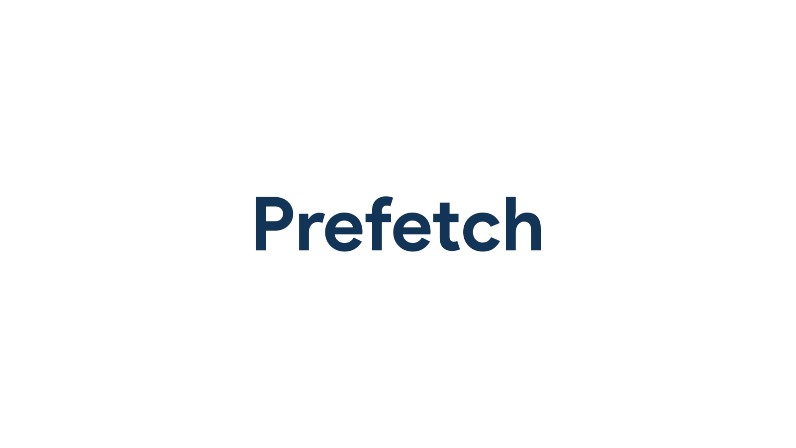 Prefetch（プリフェッチ）