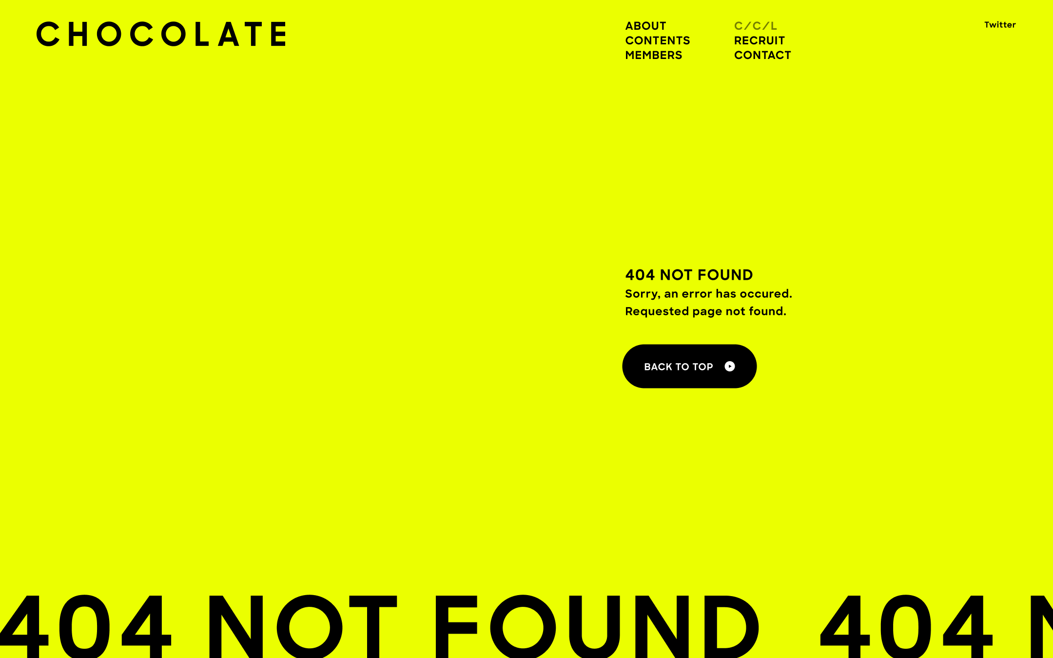 CHOCOLATE Inc. CORPORATE WEBSITE - AID-DCC Inc.