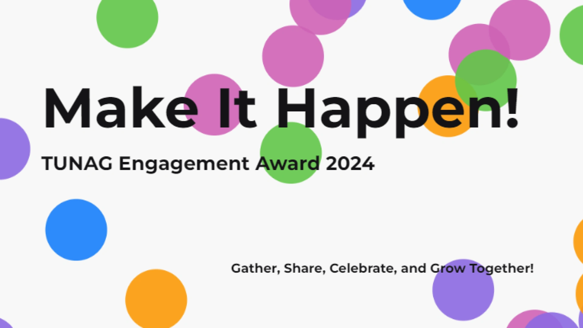TUNAG、「エンゲージメントアワード2024」を2025年1月17日(金)に開催！ | TUNAG(ツナグ)