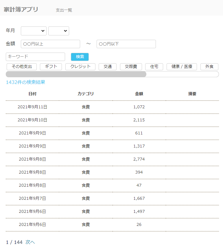 Django 家計簿 _ Django 家計簿 サンプル – Djangoアプリを作成したときに参考にしたサイト一覧 – EZLM