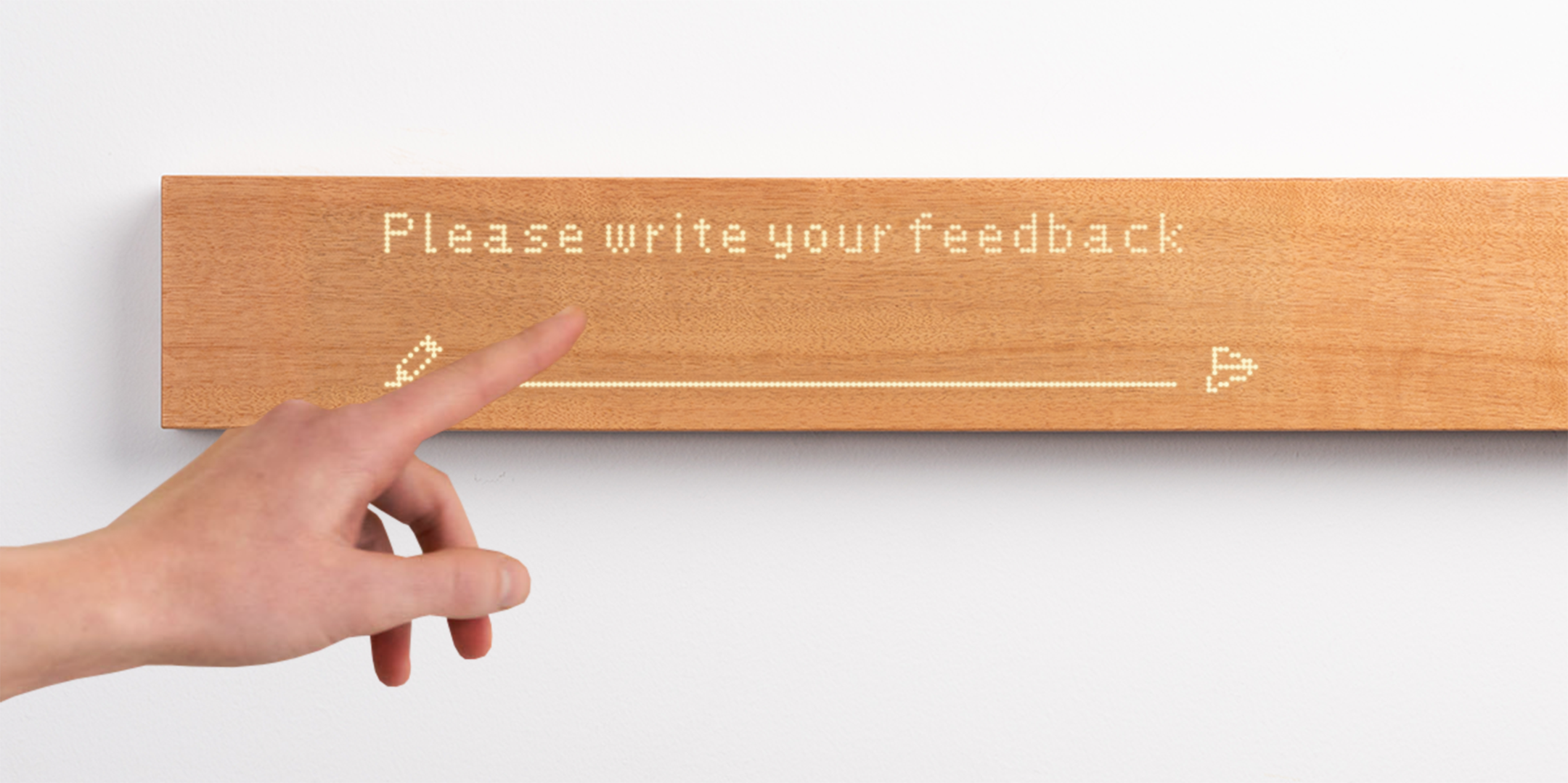 Customer feedback system that turns handwritten messages into data that ...