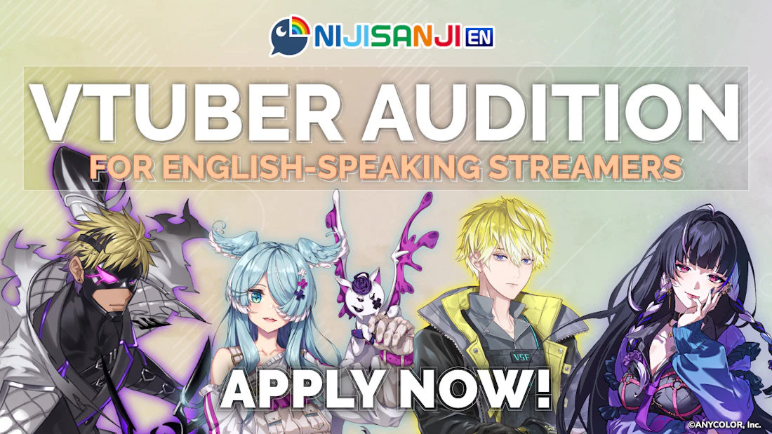NIJISANJI EN Opens English-speaking VTuber Auditions | NIJISANJI