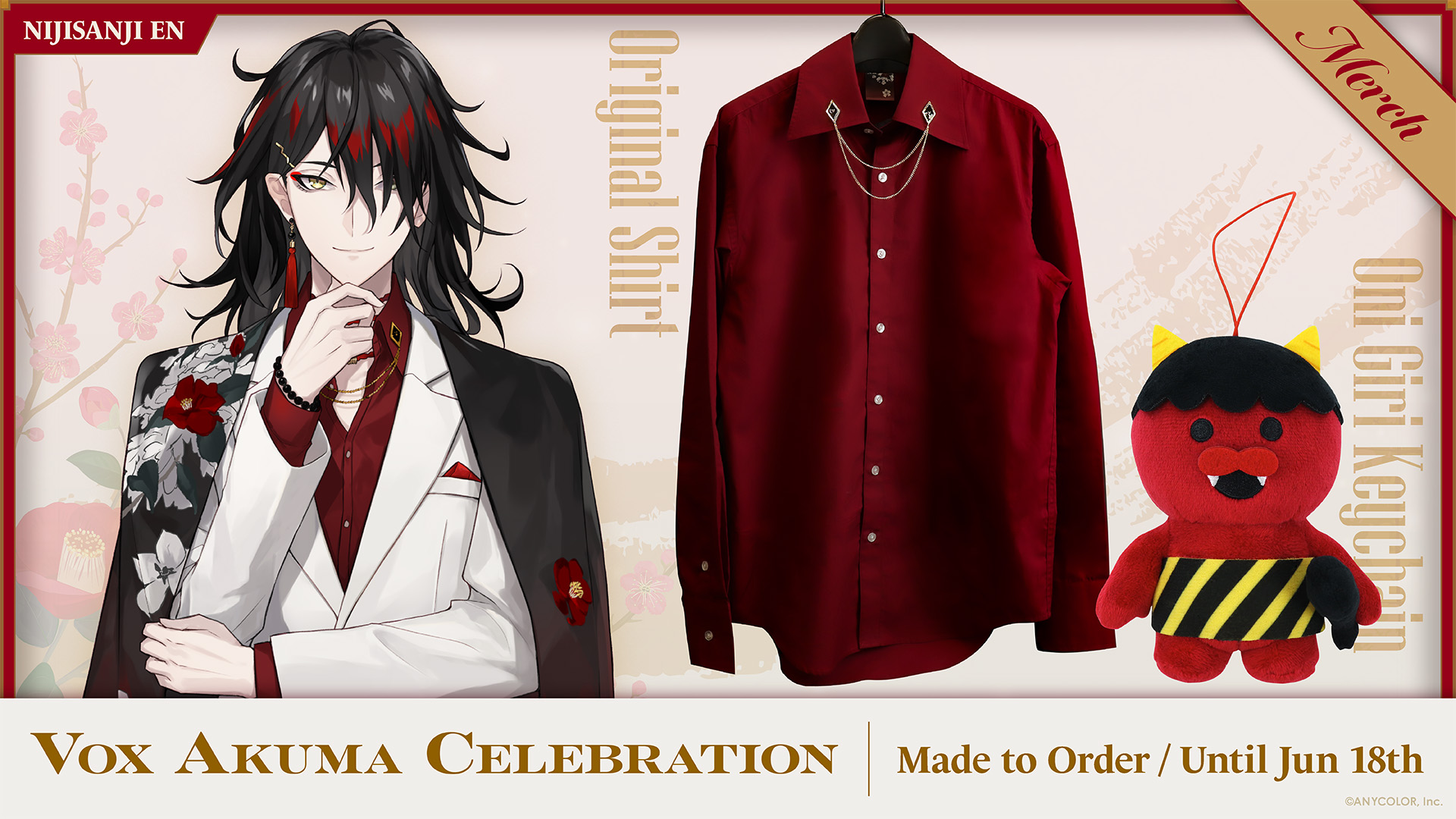 NIJISANJI EN announces “Vox Akuma Celebration” merchandise | にじさんじ
