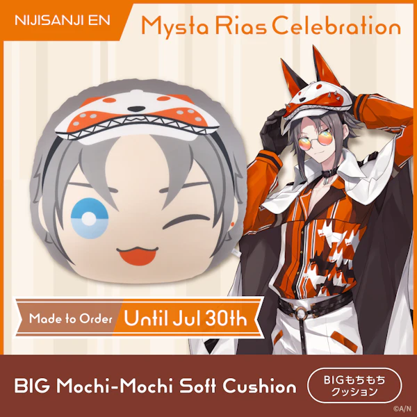 NIJISANJI EN announces “Mysta Rias Celebration” merchandise | NIJISANJI