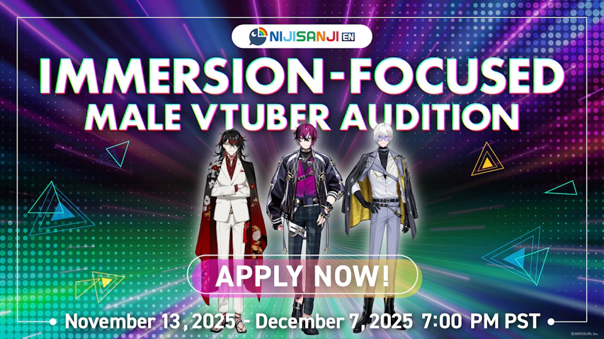 NIJISANJI EN launches new VTuber Auditions! | NIJISANJI