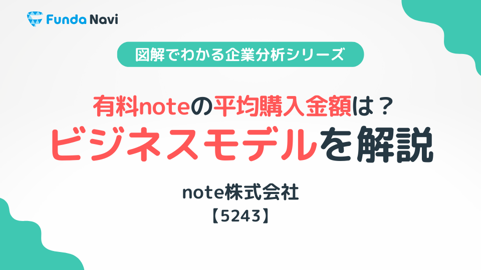 メディア事業の儲けの仕組みは？noteの利益モデルを解説！ | [ファンダナビ]Funda Navi