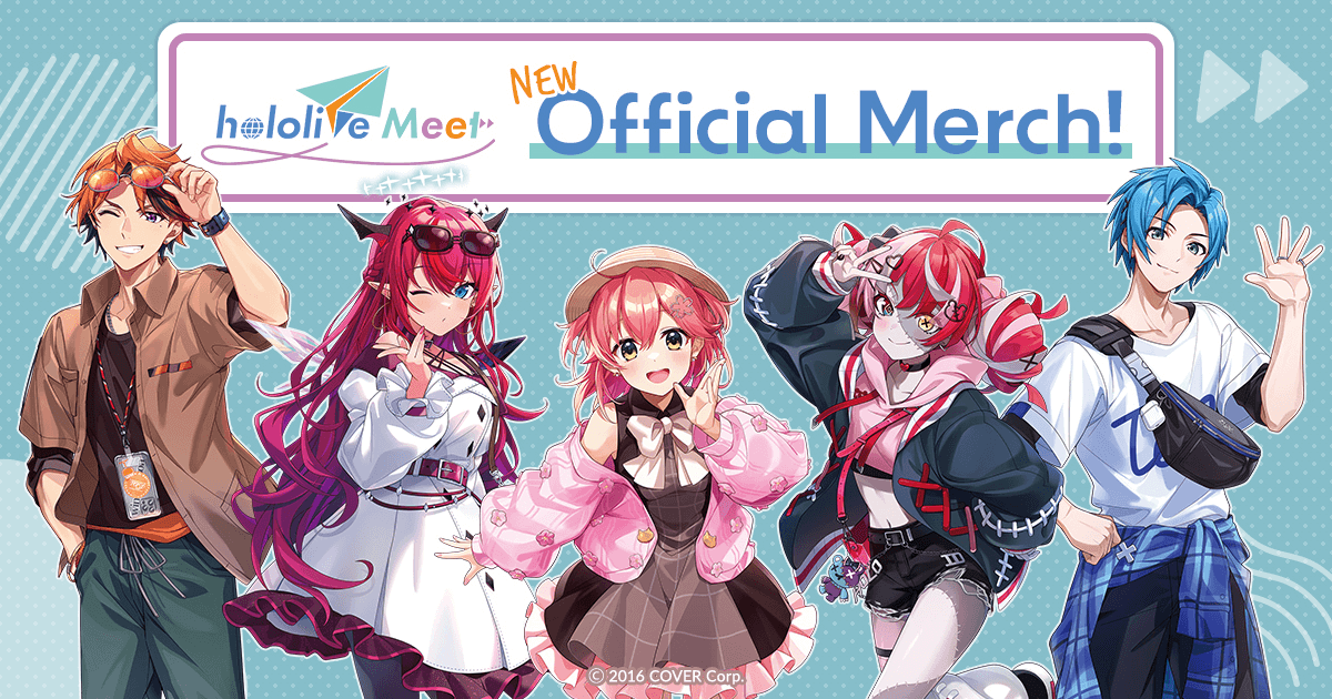 COVER Corporation Announces New Merchandise for hololive Meet 2023 ...