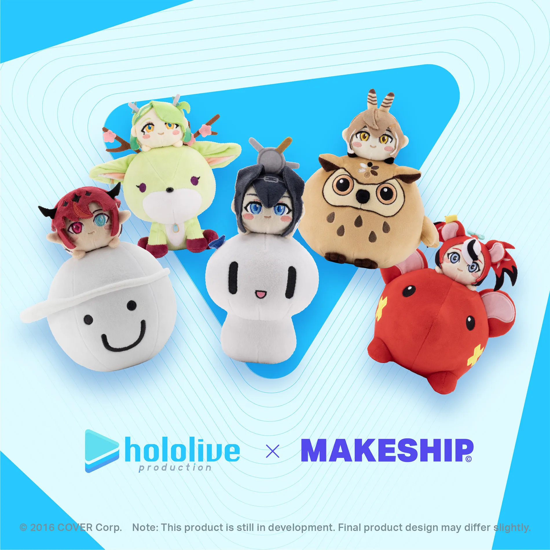 MAKESHIP x hololive English -Promise- Plushie Collection is Now Available | COVER Corp.