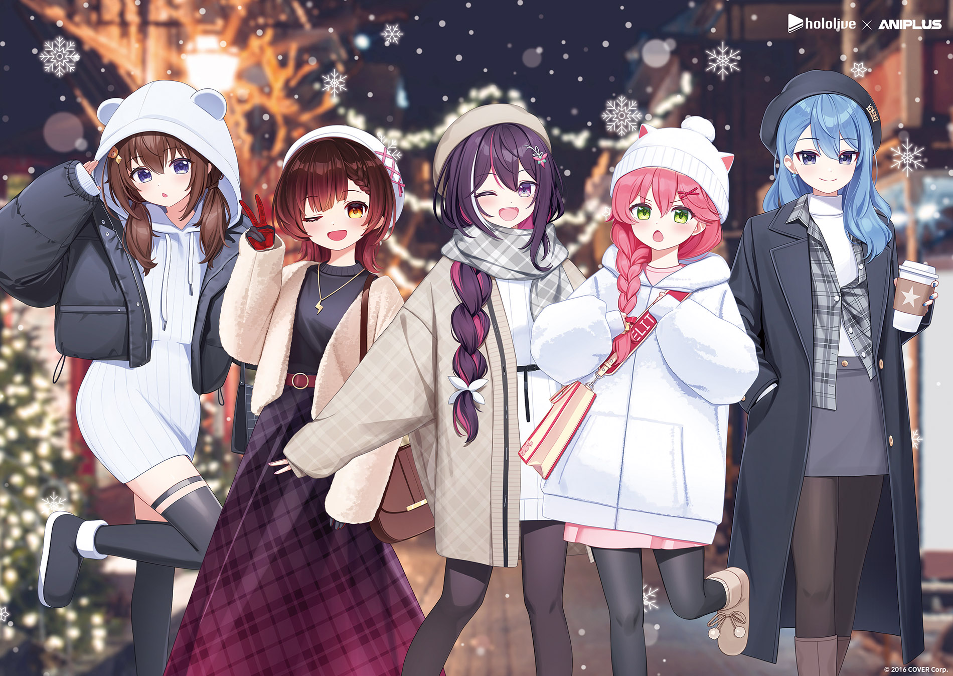 ANIPLUS x hololive Gen 0 New Merchandise and Collab Cafe will be at AGF 2024 in Korea | COVER Corp.