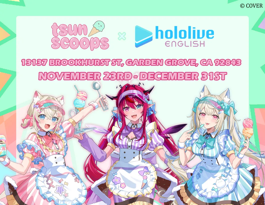 tsun scoops x hololive English Collaboration Starting on November 23 ...