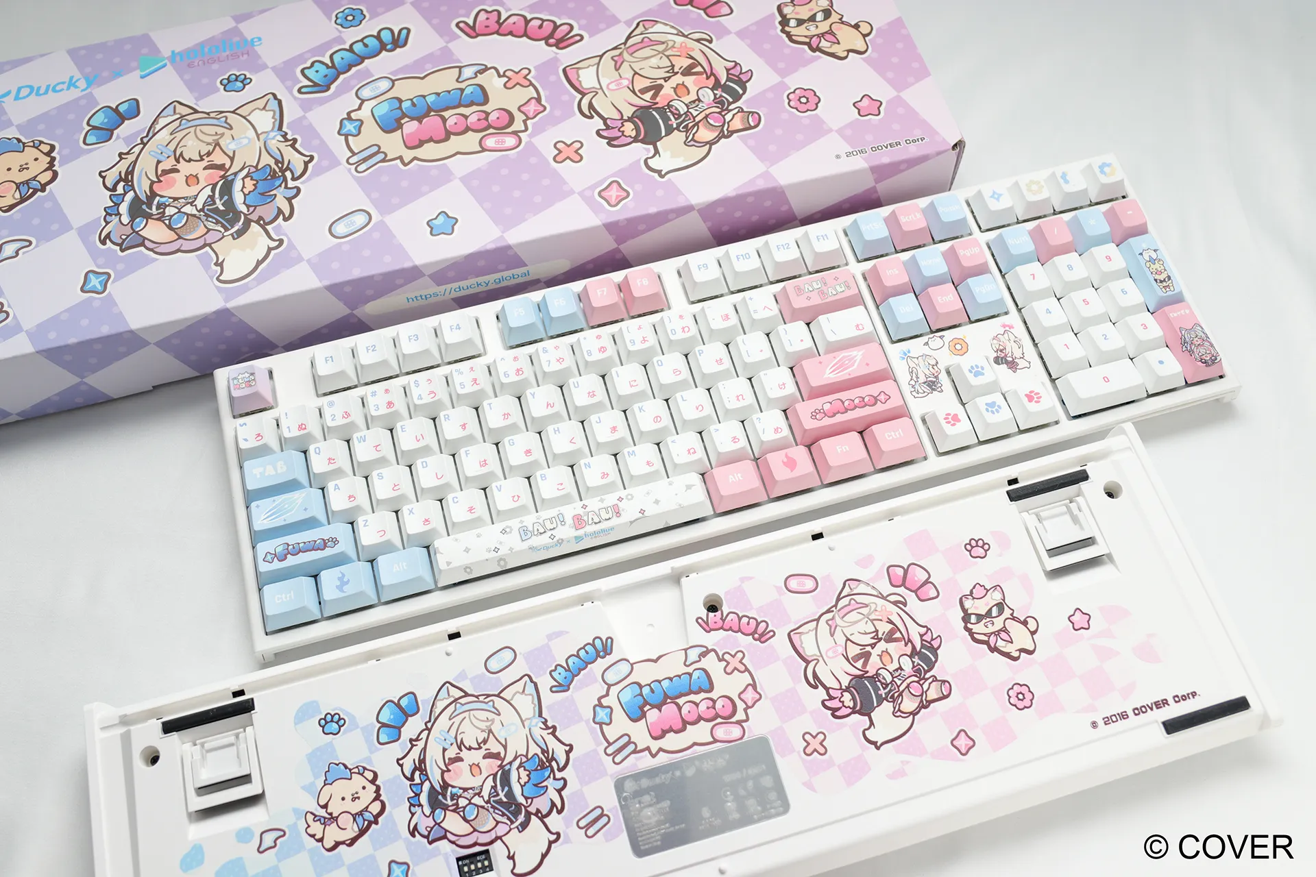 Ducky x hololive English FUWAMOCO Releases Limited Edition Keyboard to ...