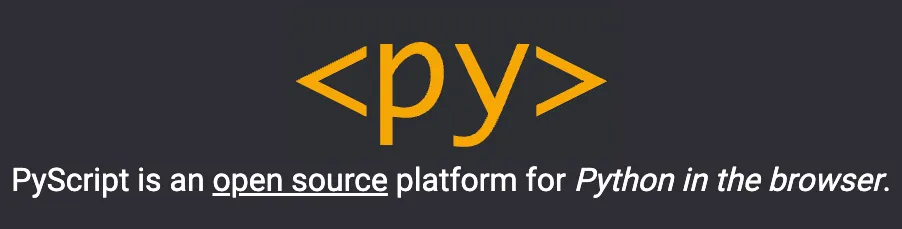 PyScriptの一般的な概念と使い方のチュートリアル