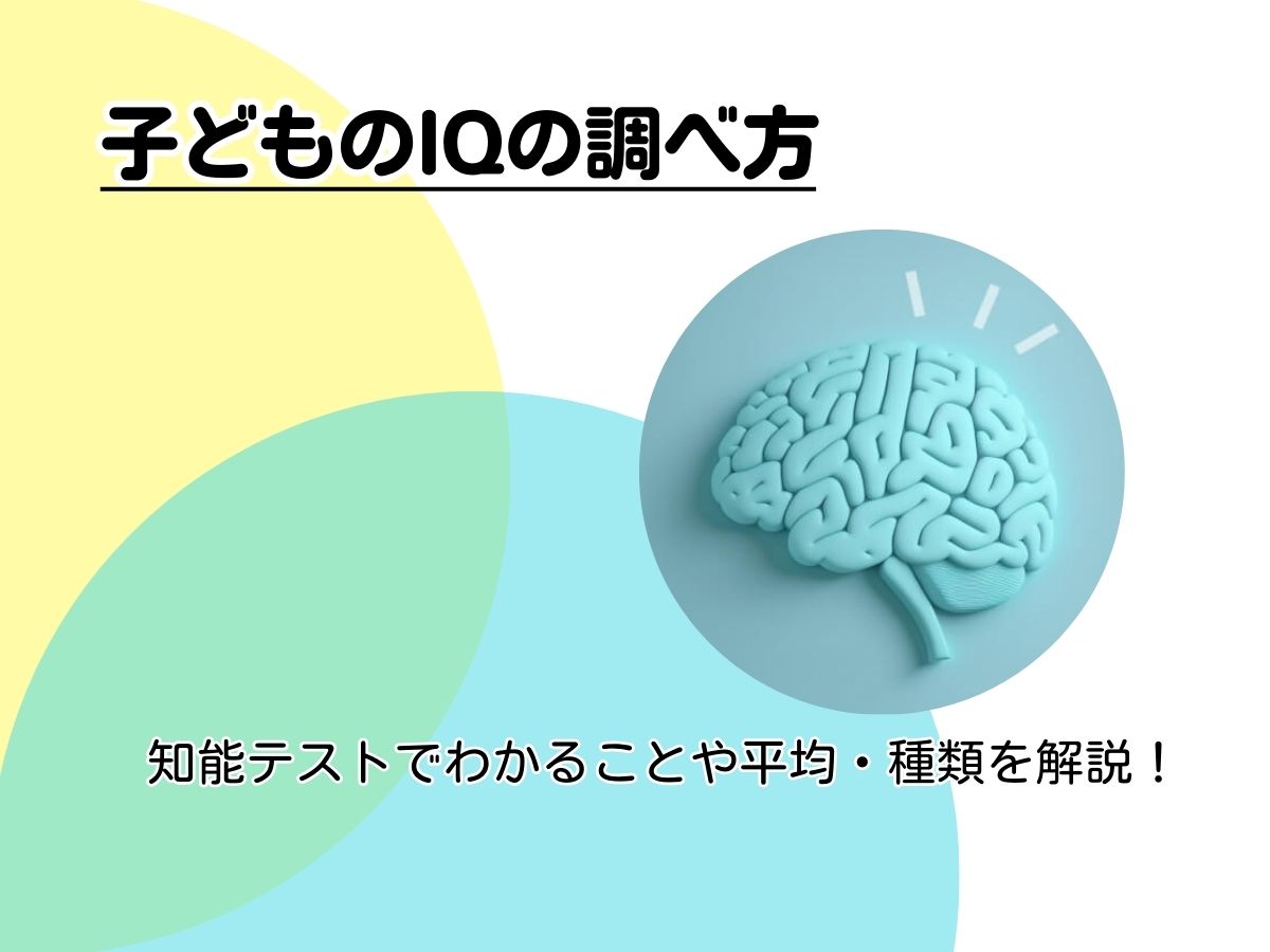 子どものIQの調べ方｜知能テストでわかることや平均・種類を解説 | 0歳からの幼児教室【ベビーパーク】