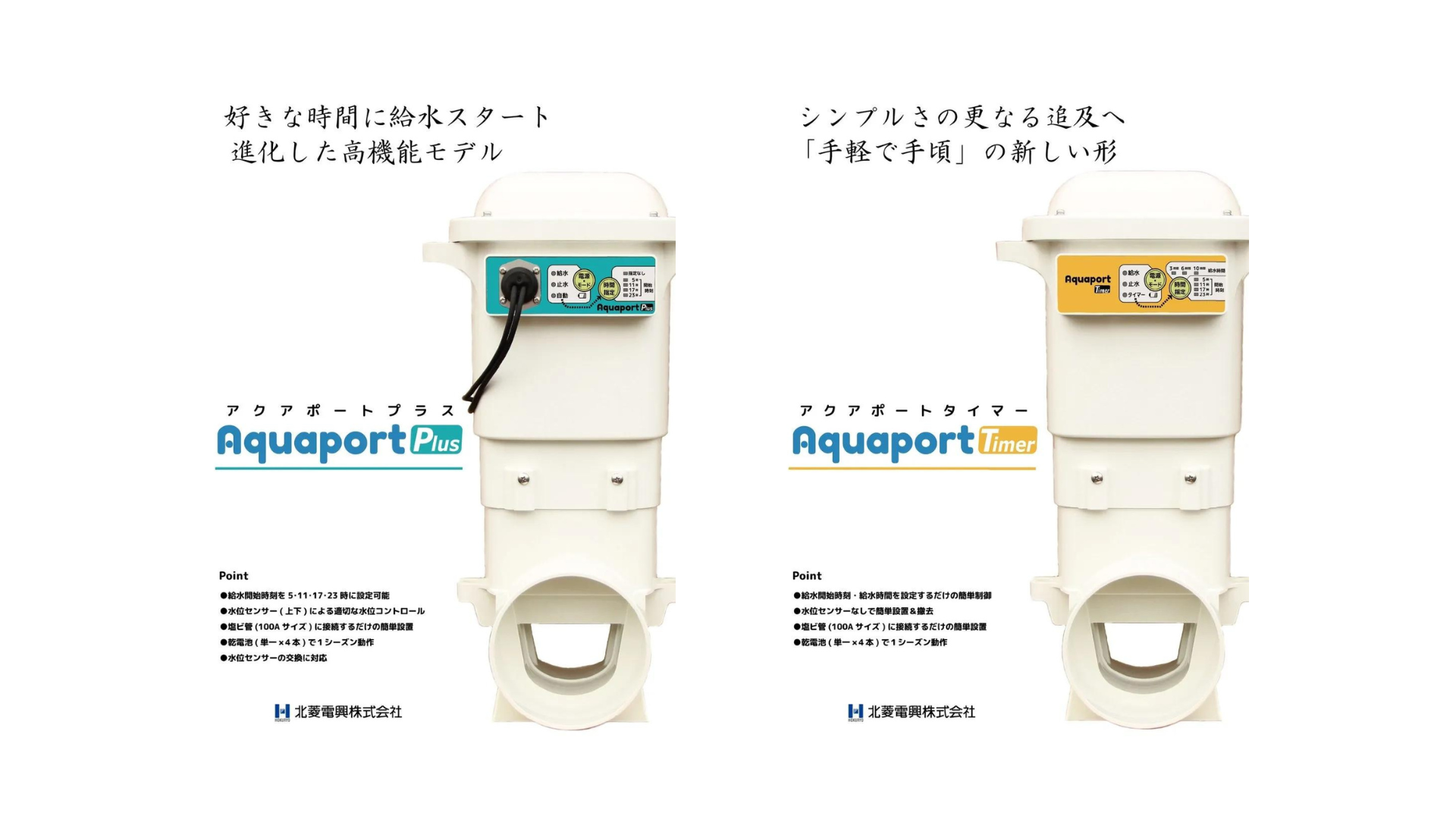 【北菱電興】水田用自動給水機「Aquaport（アクアポート）」農家さんの声から生まれた高機能モデルの販売を開始｜IoTBiz｜DXHUB株式会社