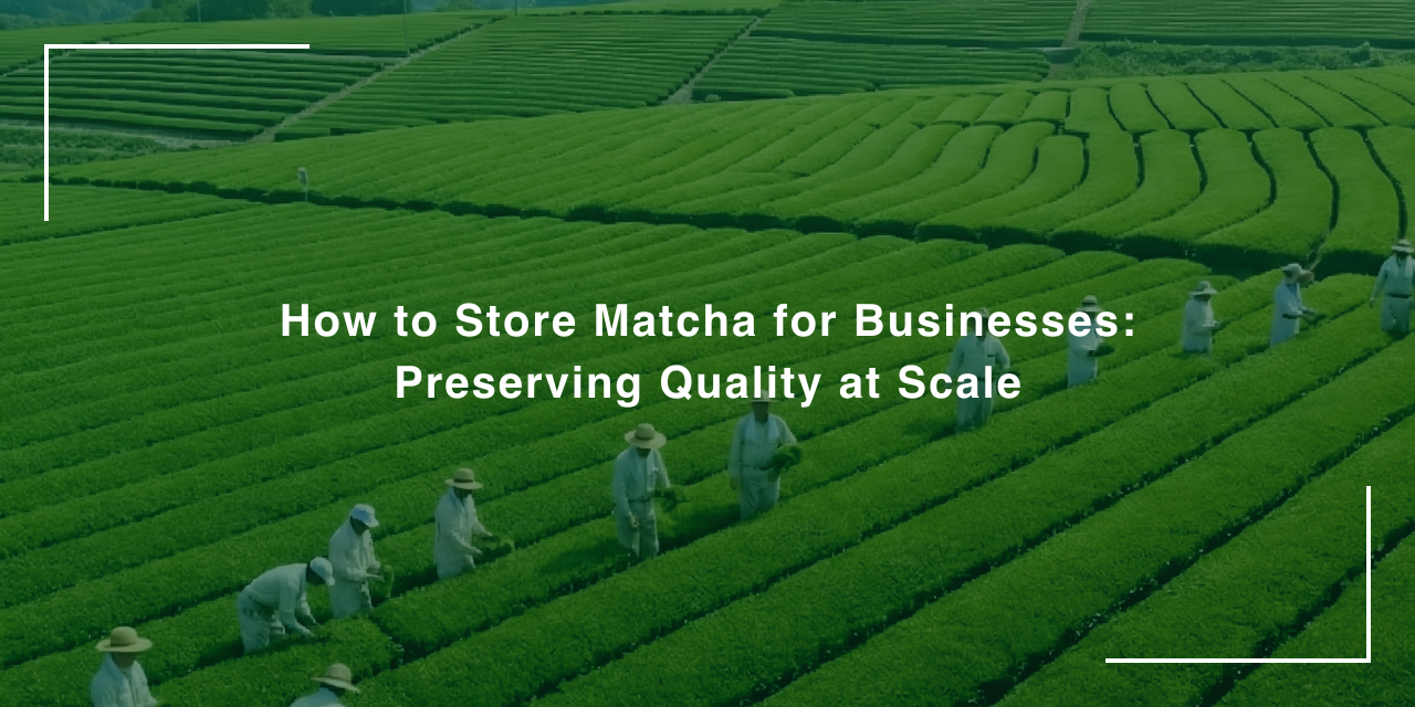 How to Store Matcha for Businesses: Preserving Quality at Scale | First ...