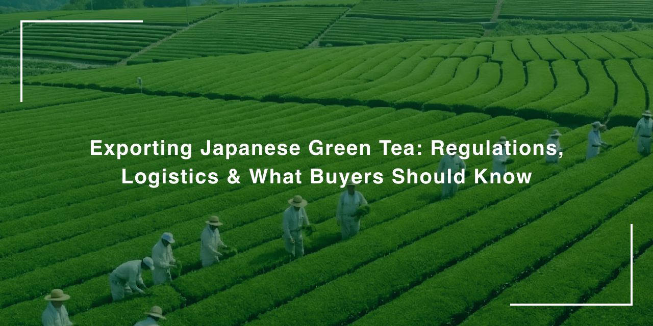 Exporting Japanese Tea: Regulations & Logistics | First Agri B2B