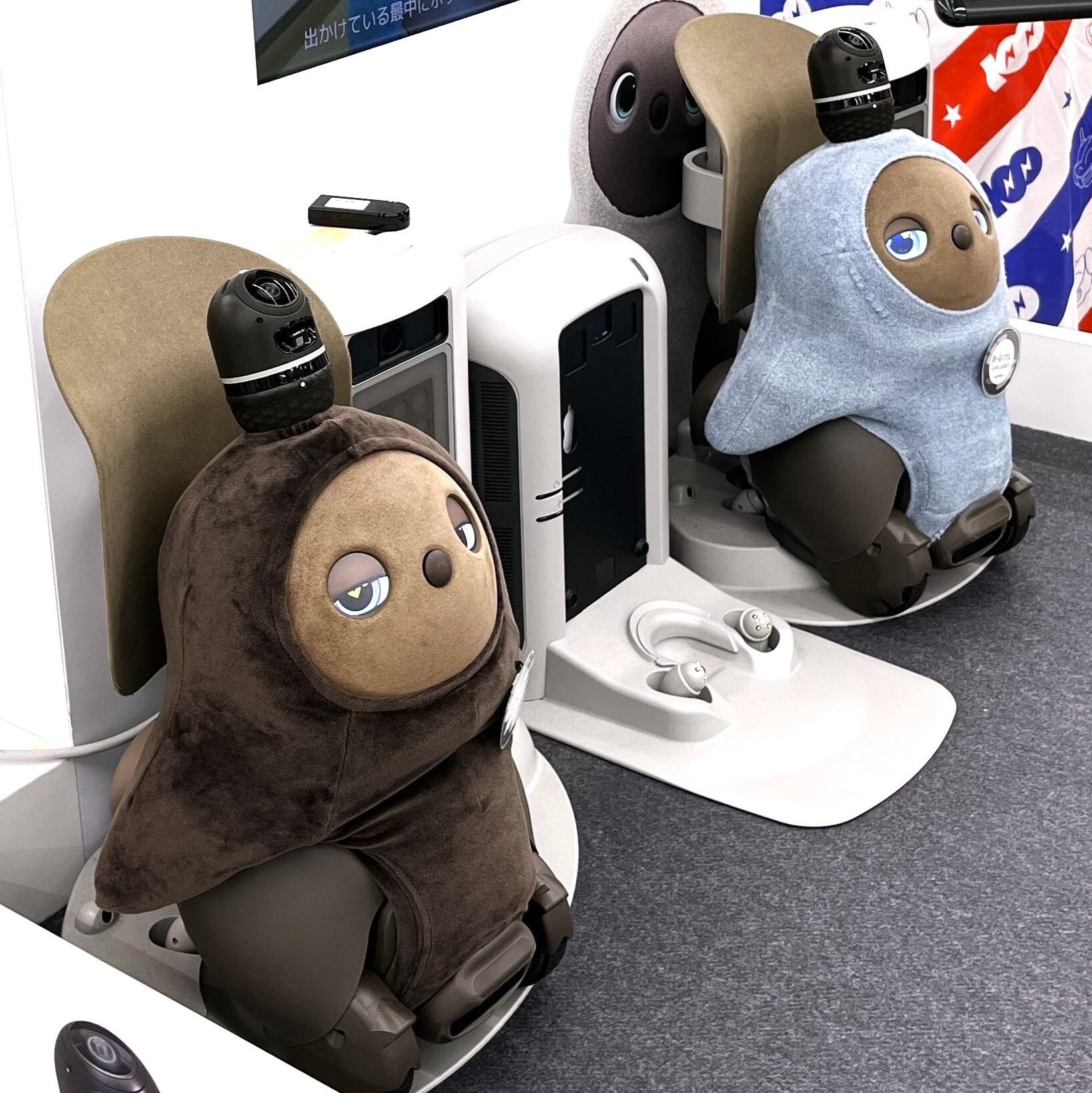 【LOVOTコーナー】100満ボルト金沢本店でLOVOT体験！