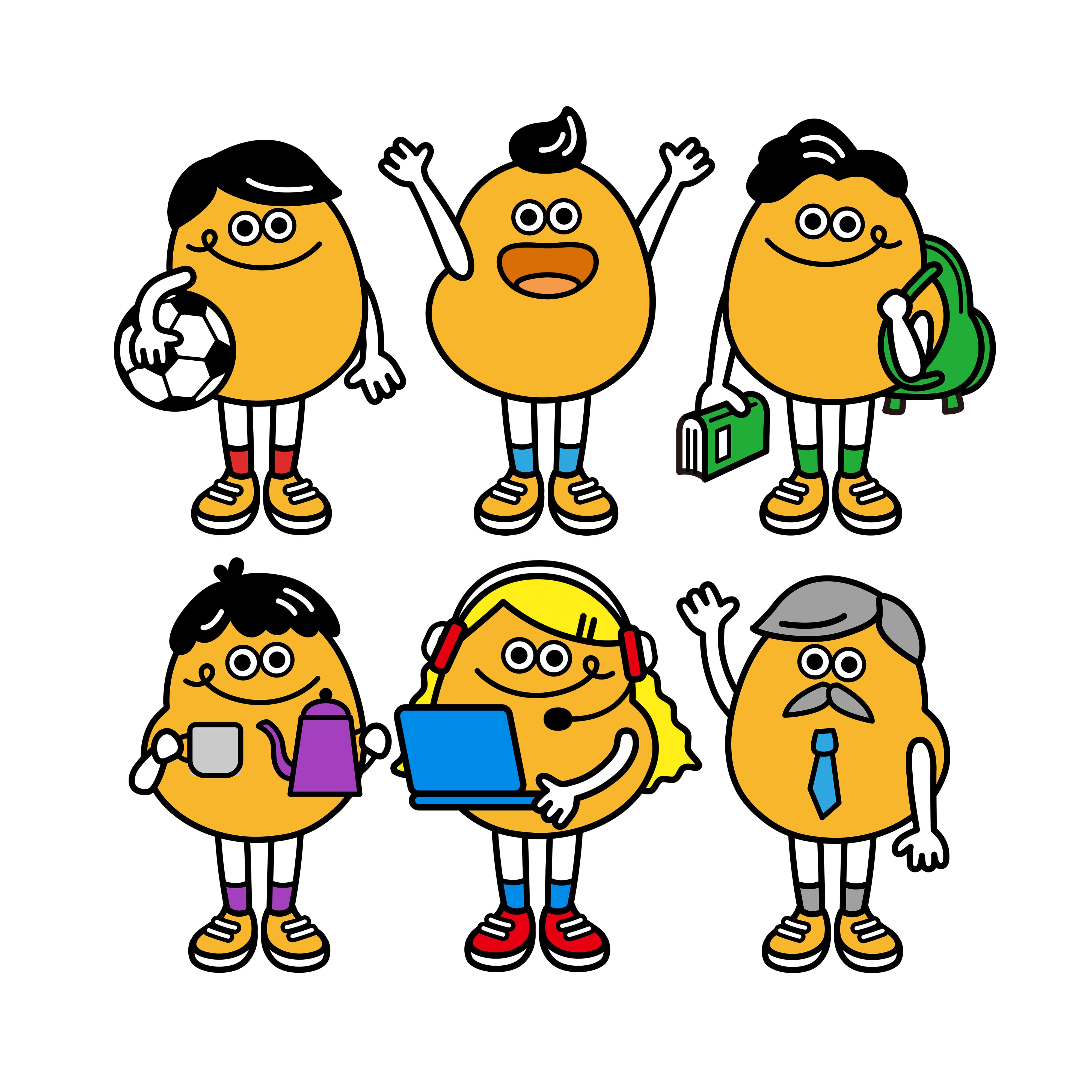 POTECHI キャラクター | 制作実績 | 合同会社KAMENOCO