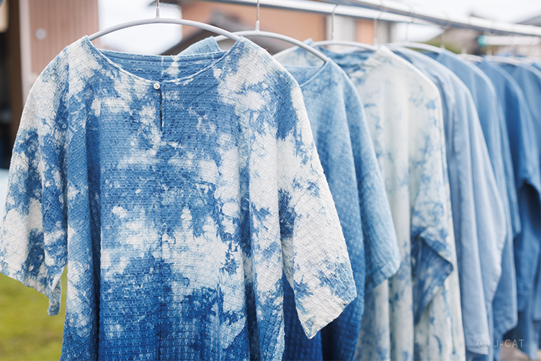 Traditional “Japan Blue” Fermented Indigo Dyeing Experience in a Lush ...