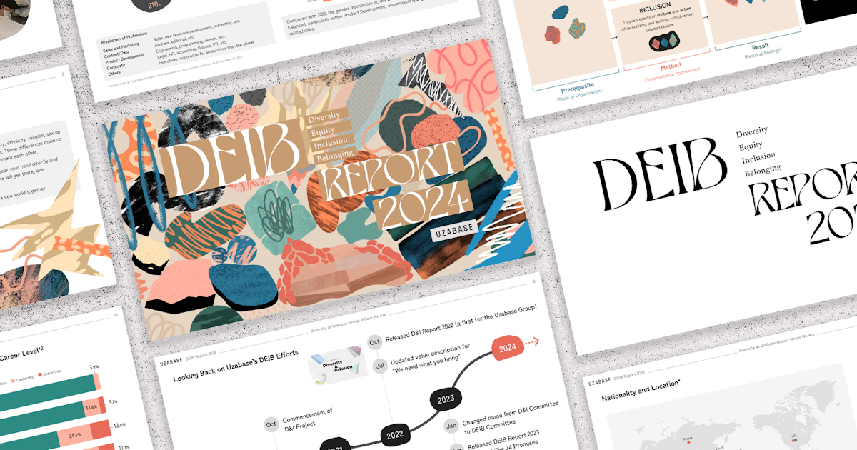 Uzabase Releases DEIB Report 2024 | News | Uzabase, inc. corporate Site