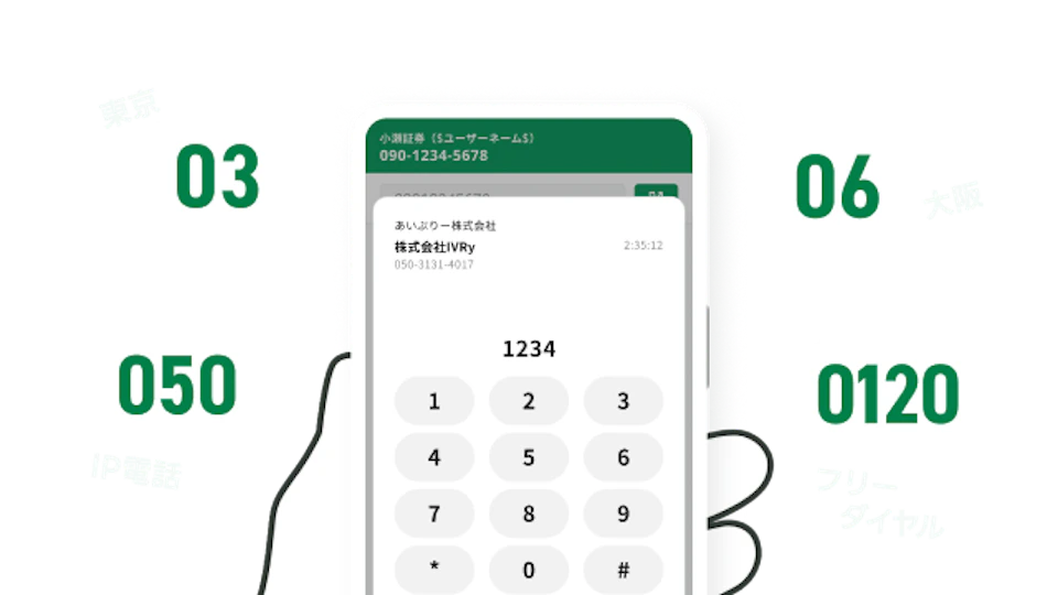 042（町田市・相模原市・八王子市など）の市外局番を取得 | AI電話のアイブリー