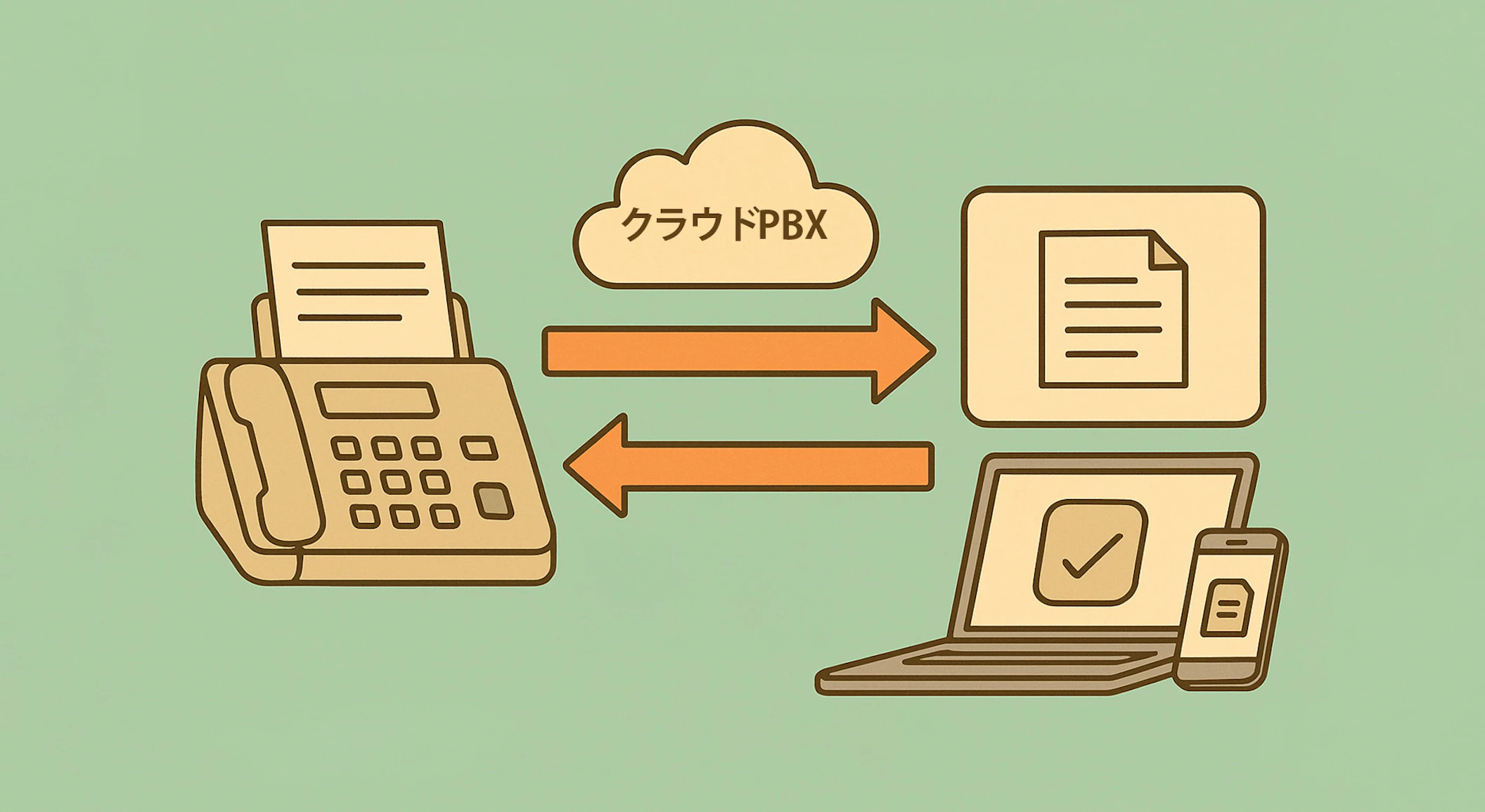 クラウドPBXでFAXは利用できる？送受信の仕組みと導入ポイント | アイブリー
