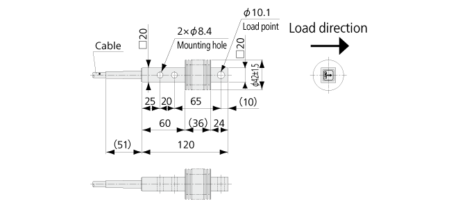 Features: LUB-B Beam-type Load Cell - Product Information | KYOWA
