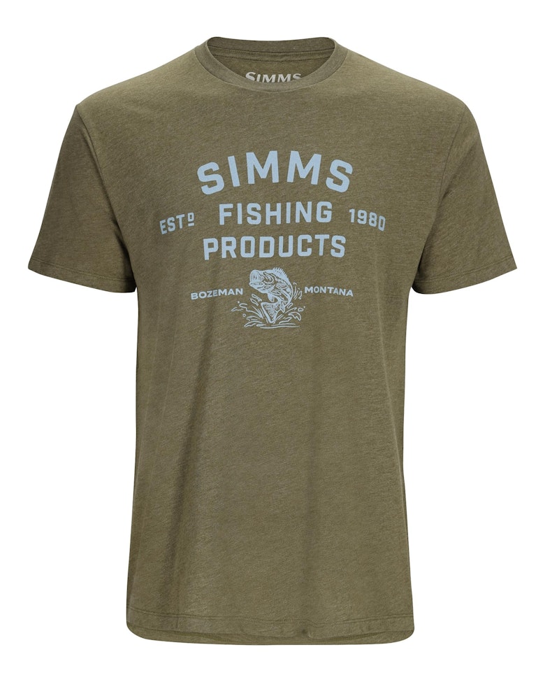Simms Stacked Logo Bass T-Shirt | Simms | マーヴェリック / Maverick
